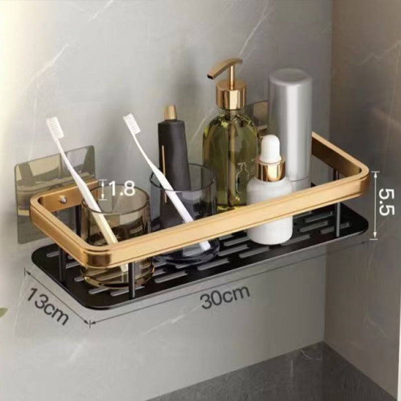Bathroom Rack Suction Bathroom Toiletries Storage Rack Non-perforated ...