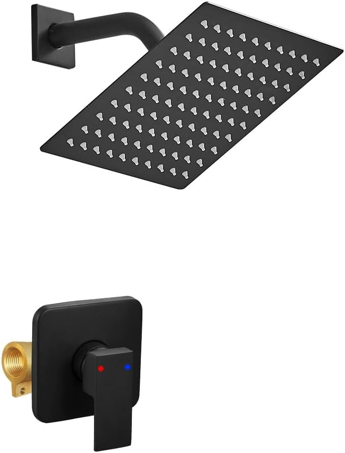 Bathroom Rainfall Shower System with Stainless Steel Shower Head ...