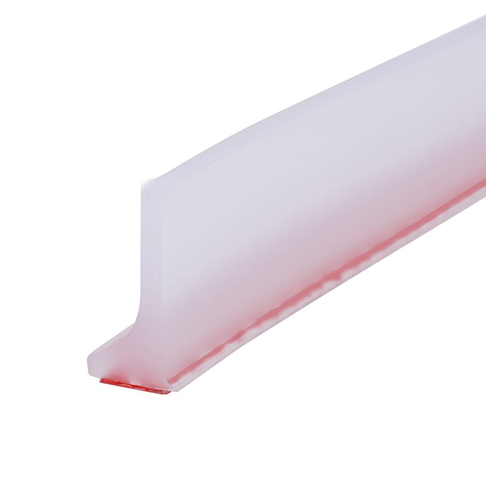 Bathroom Retention Water Barrier Strip,Dry&Wet Separation Silicone Seal ...