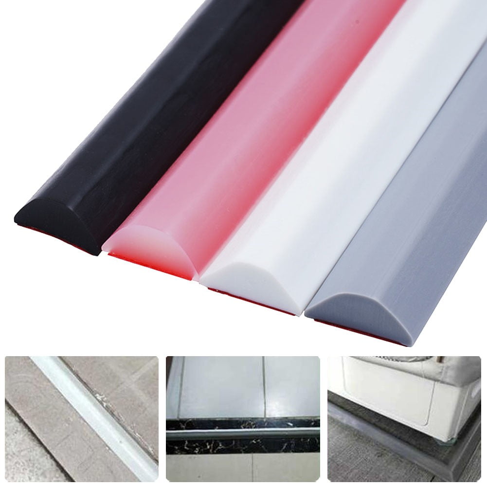Bathroom Retention Water Barrier Strip Dry &Wet Separation Silicone ...