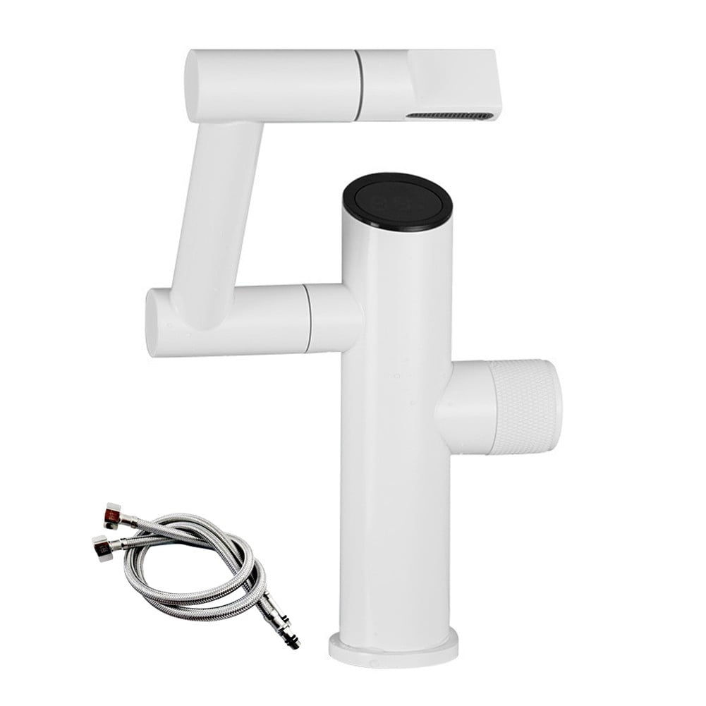 Bathroom Rotating Sink Faucet Hot and Cold Water Mixer Basin Tap ...
