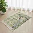 Bathroom Rug 2'x 3', Rustic Gnome Woven Cotton Washable Rug with ...