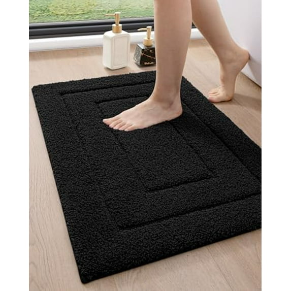 Bathroom Rug 36x24, Non Slip Washable Bath Mat for Shower Floor ...