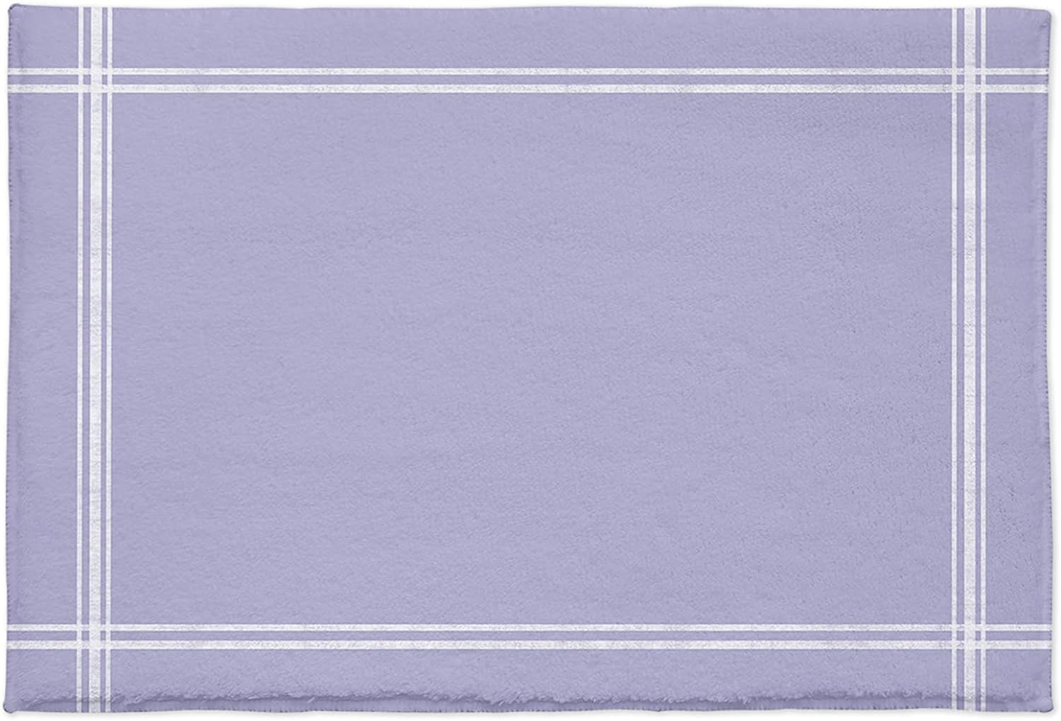 Bathroom Rug Bath Mat, Solid Color Purple Lavender Bath Rugs 24"X16 ...