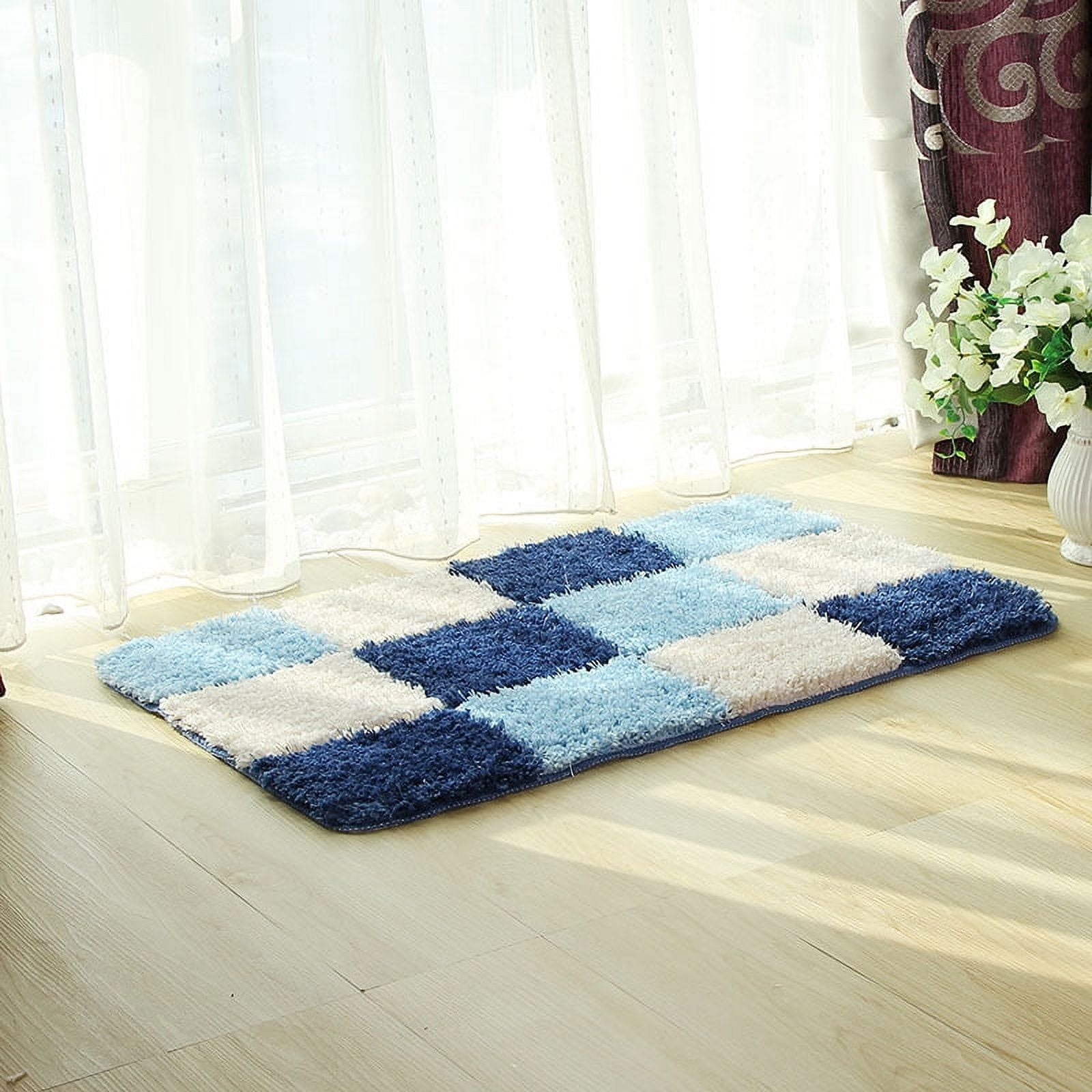 Bathroom Rug, Extra Soft and Absorbent Microfiber Rugs, Non-Slip Plush ...