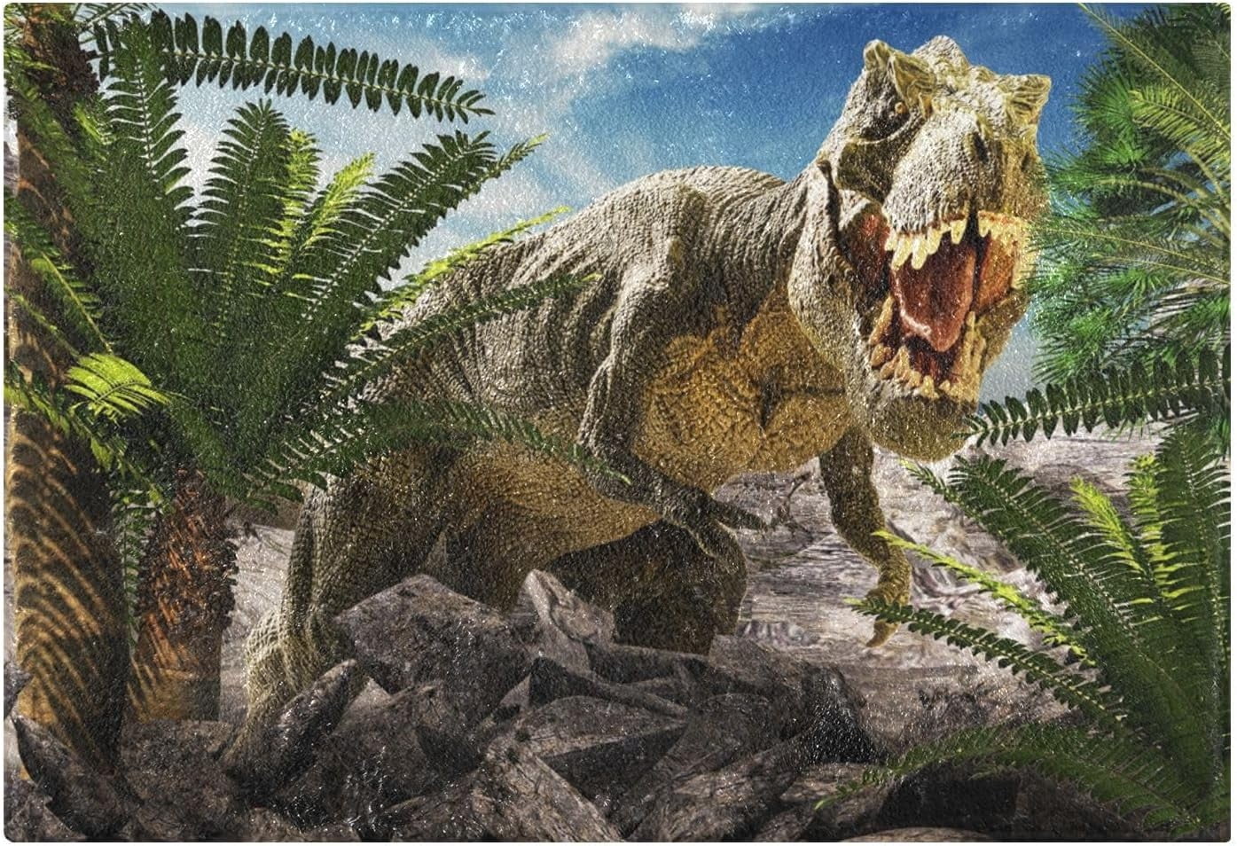 Bathroom Rug Mat Giant Dinosaur Bath Mat Super Soft Absorbent Plush ...