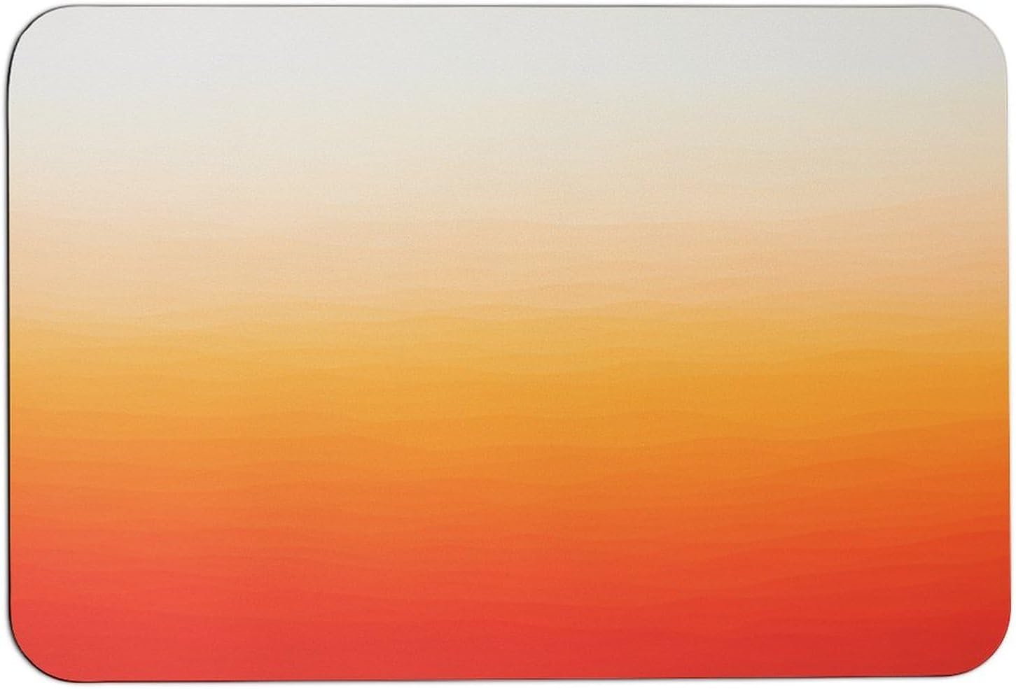 Bathroom Rug Mat Orange Gradient Ombre Fading Floor Door Mat Kitchen ...