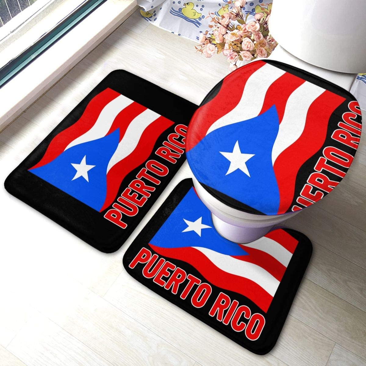 Customer reviews for Bathroom Rug Mats 3 Piece Set Bath Mat + Contour ...