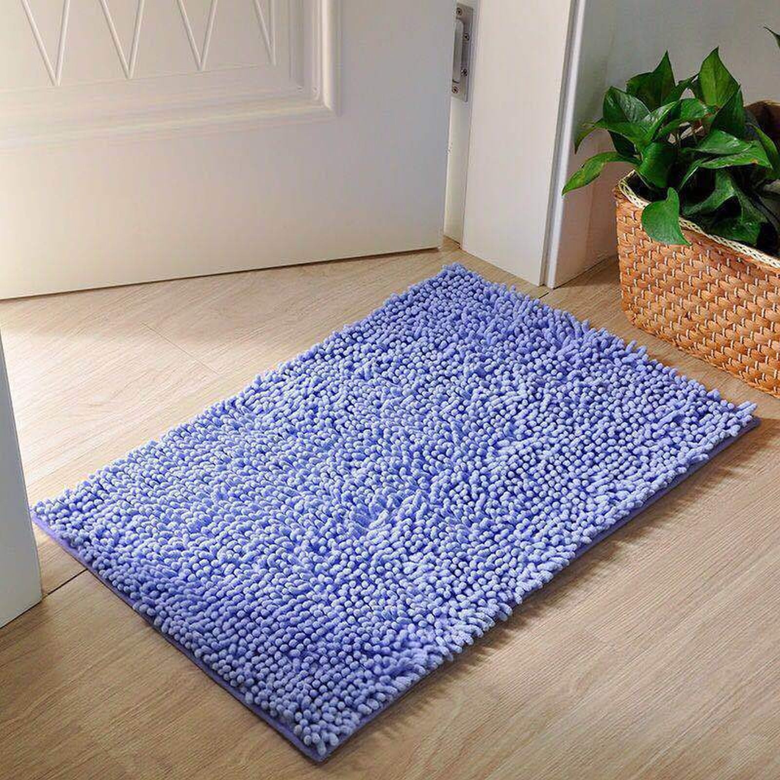 Bathroom Rug - Premium Plush Bath Mat Shower Rugs, 1" Chenille ...