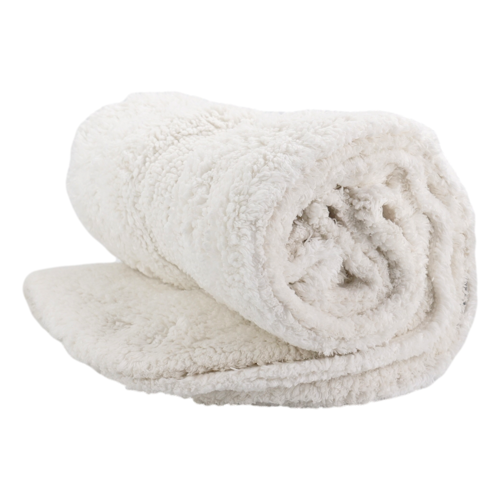 Bathroom Rug Runner (White, 24 x 60 in) 100% Cotton Long Rectangular ...