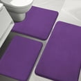 Bathroom Rug Sets 3 Piece, Memory Foam Bath Mat, Non Slip Super ...