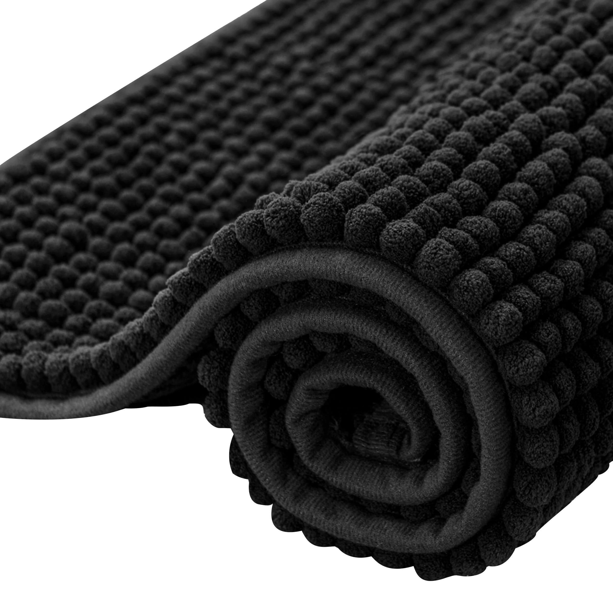 Bathroom Rugs 24" X 36" Chenille Bath Rug Soft Short Plush Mat Shower ...