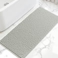 Bathroom Rugs 24" X 55" Chenille Bath Rug Soft Short Plush Mat Shower ...