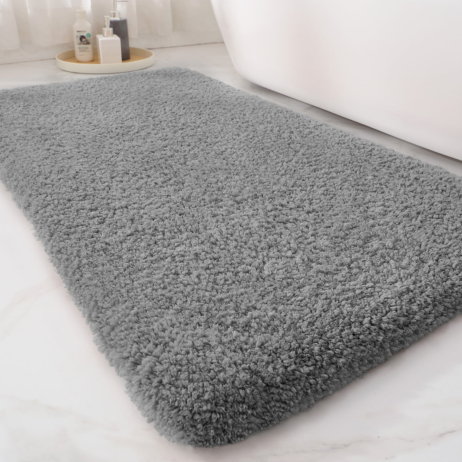 Bathroom Rugs,24"x43",Non Slip Shower Bath Room,Extra Soft and ...