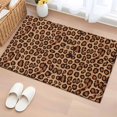 Bathroom Rugs 2x3 Ft, Brown Beige Non Slip Area Rugs for Kitchen ...