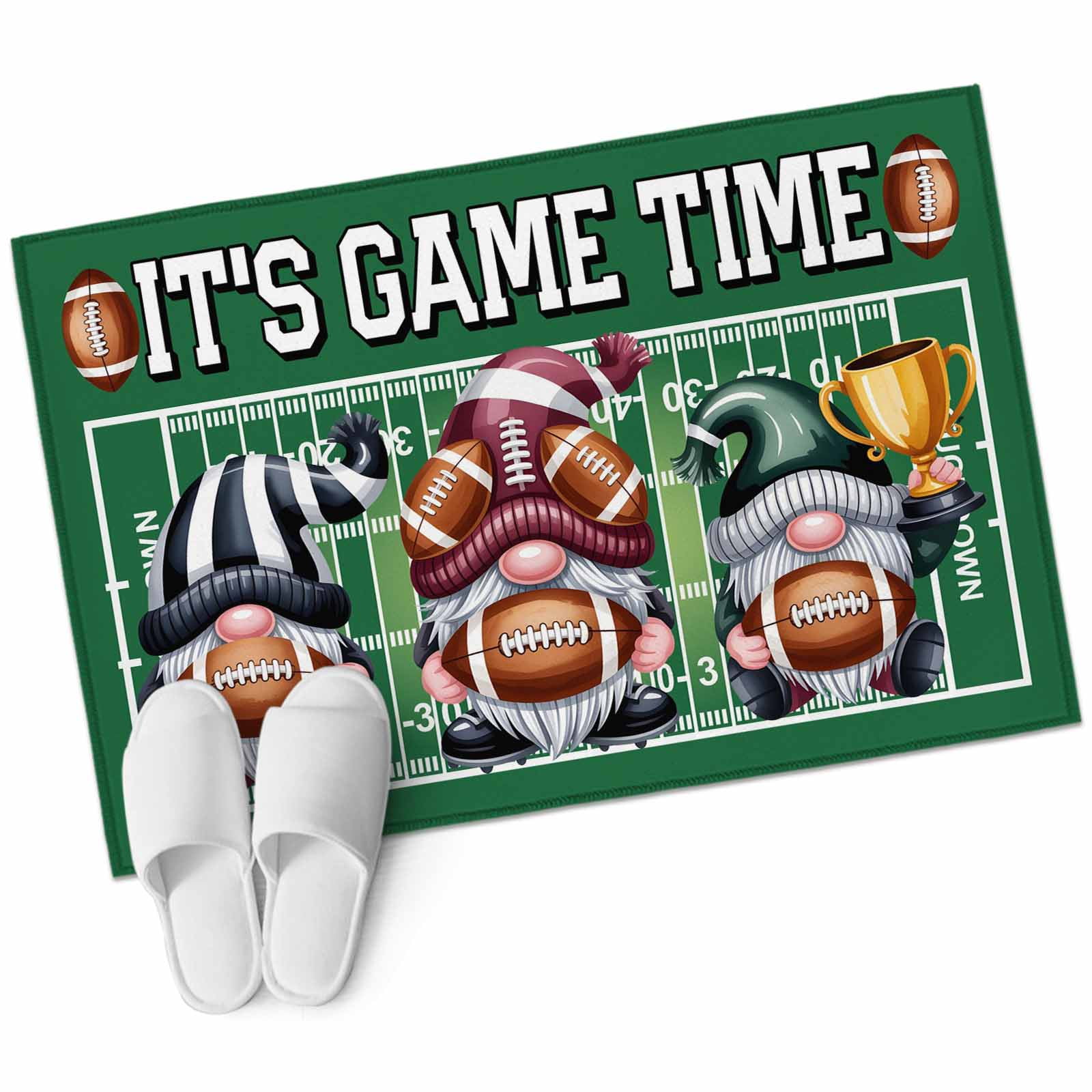 Bathroom Rugs 2x3 Ft, Fall Rugby Non Slip Area Rugs for Kitchen Bedroom ...