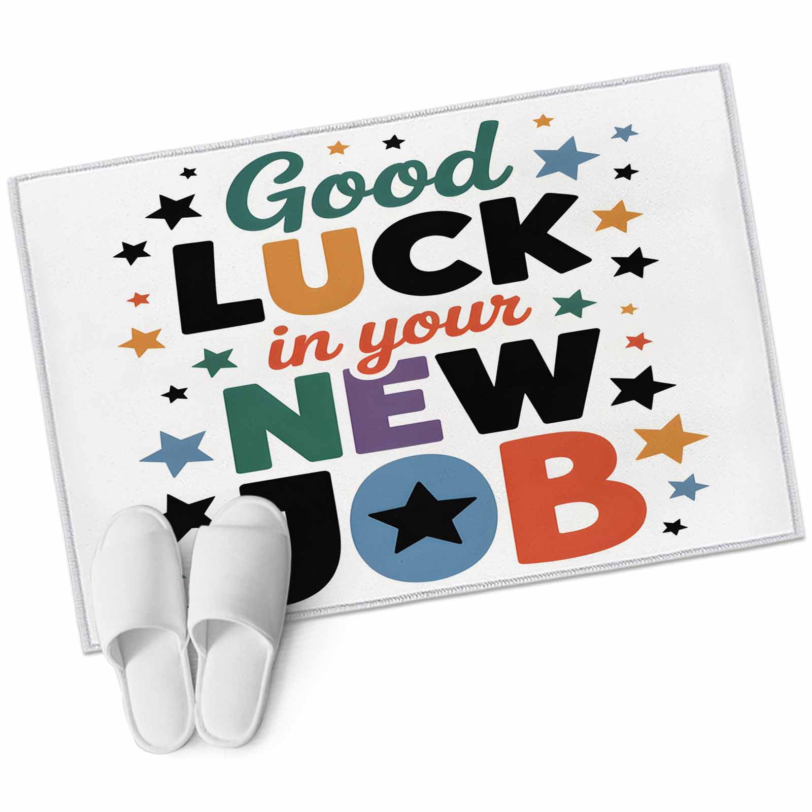 Bathroom Rugs 2x3 Ft, Funny Words Non Slip Area Rugs for Kitchen ...