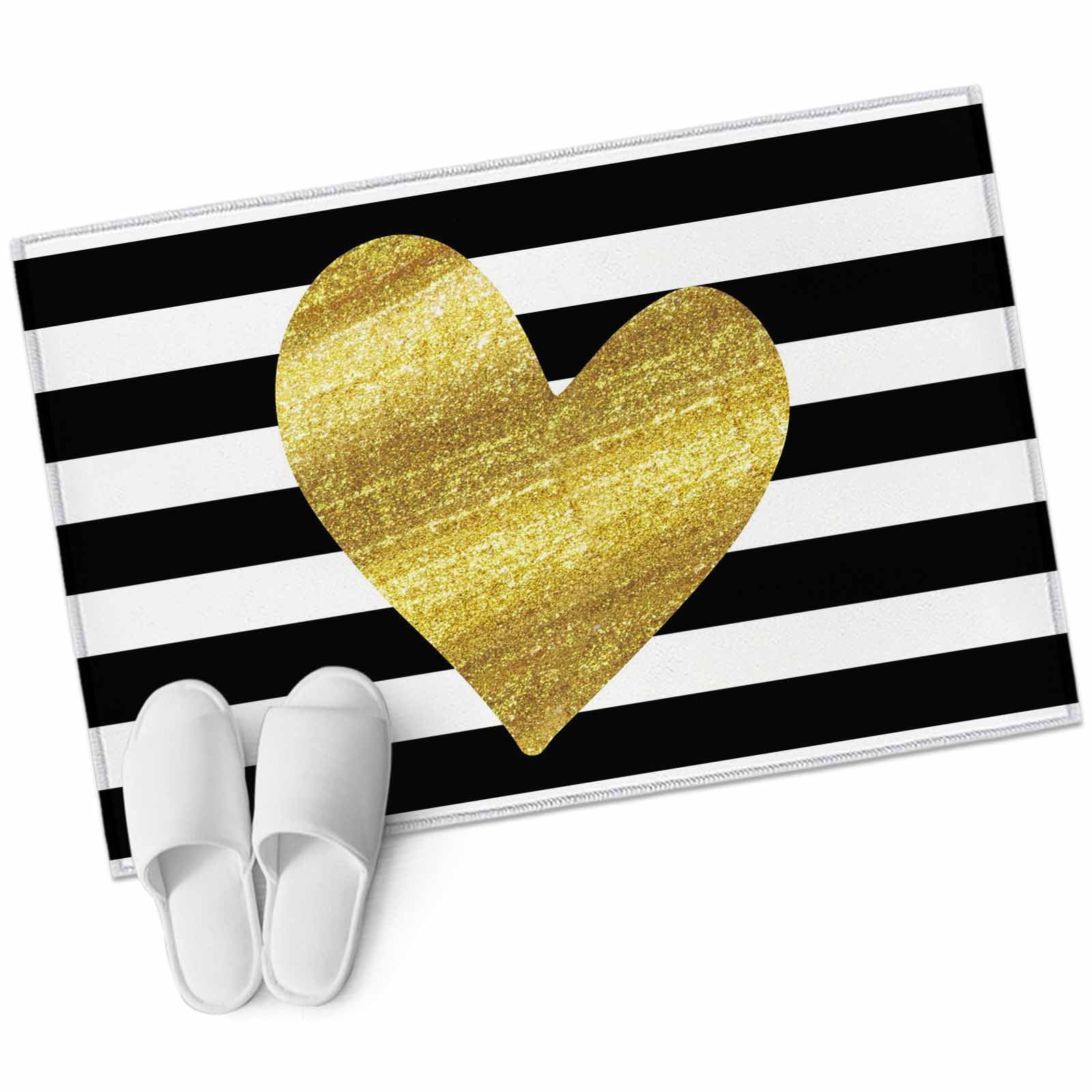 Bathroom Rugs 2x3 Ft, Happy Valentine's Day Non Slip Area Rugs for ...