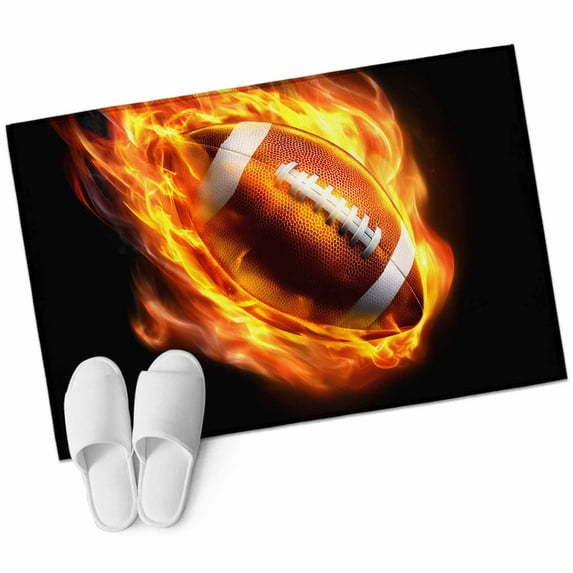 Bathroom Rugs 2x3 Ft, Rugby Non Slip Area Rugs for Kitchen Bedroom ...