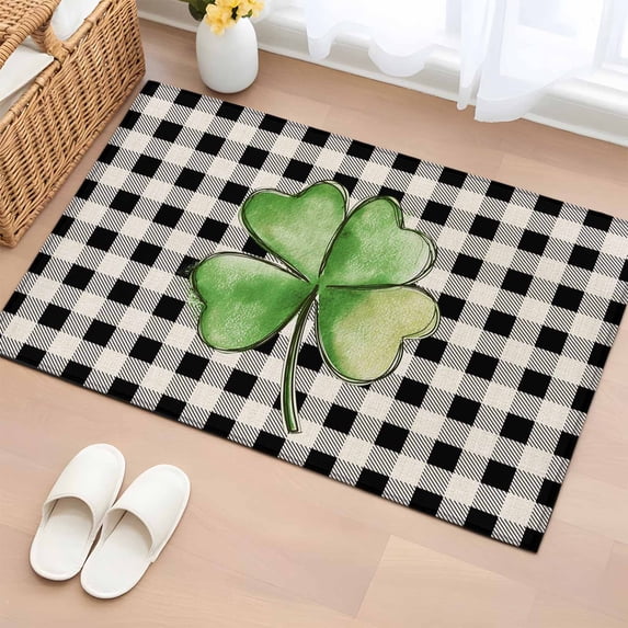 Bathroom Rugs 2x3 Ft, St. Patrick's Day Non Slip Area Rugs for Kitchen ...