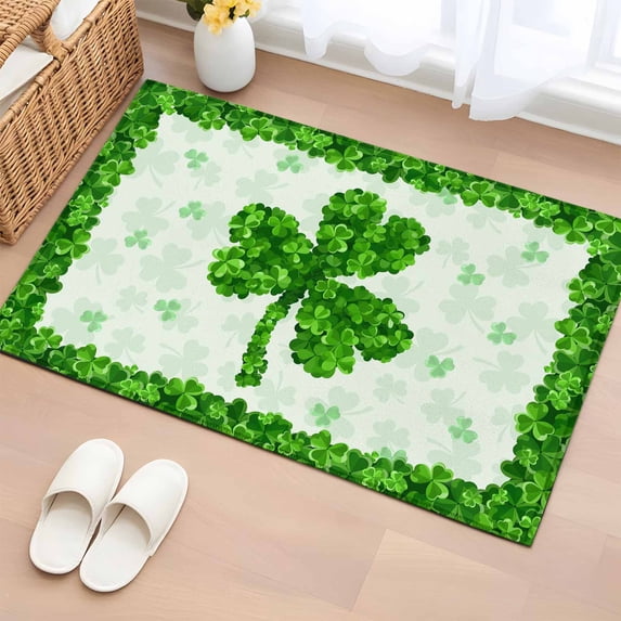 Bathroom Rugs 2x3 Ft, St. Patrick's Day Non Slip Area Rugs for Kitchen ...