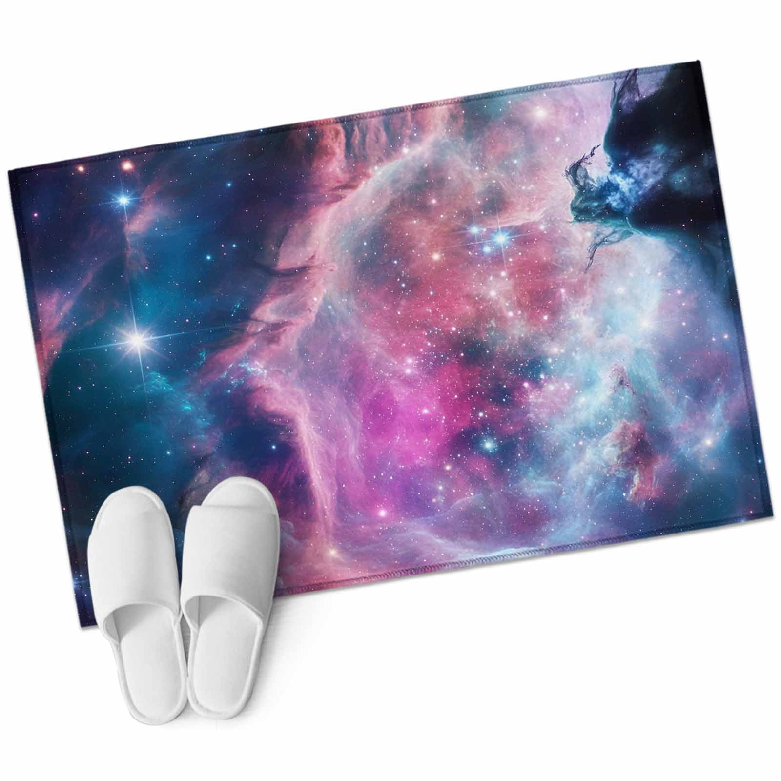 Bathroom Rugs 2x3 Ft, Star Sky Non Slip Area Rugs for Kitchen Bedroom ...