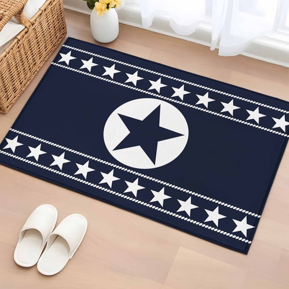 Bathroom Rugs 2x3 Ft, Western Star Ethnic Non Slip Area Rugs for ...