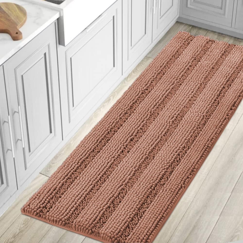 Bathroom Rugs Bath Mat Runner Rug Non Slip Kitchen Rug Extra Long Bath ...