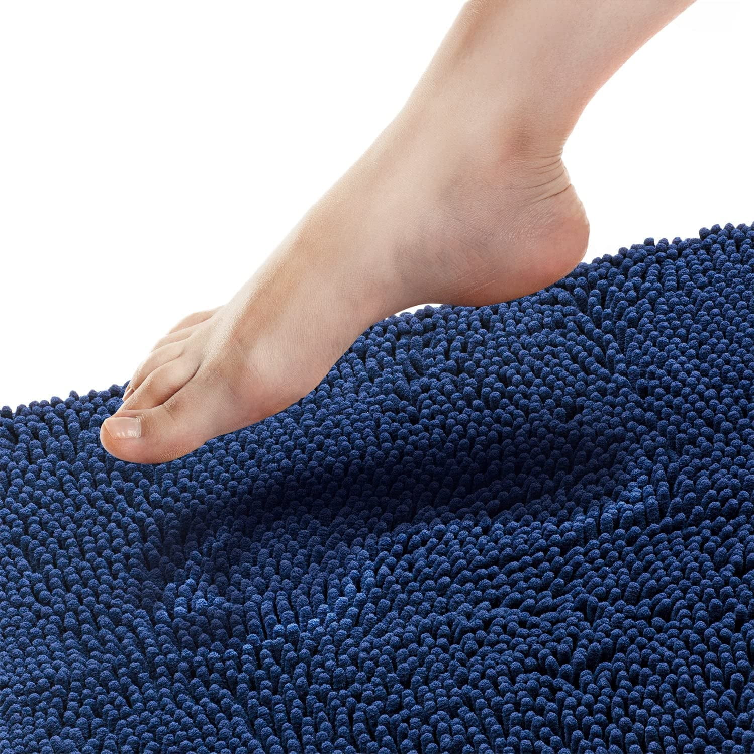 Bathroom Rugs, Extra-Thick Memory Foam Bath Mat, Ultra-Soft Chenille ...