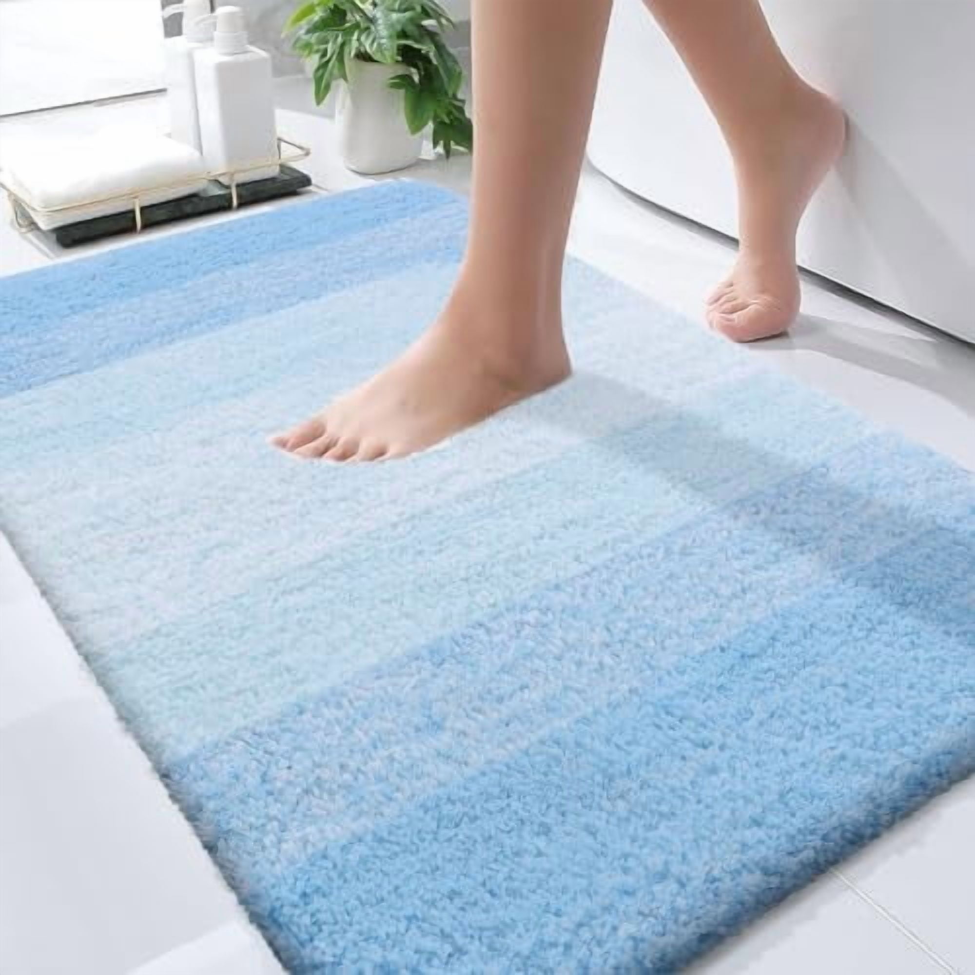 Bathroom Rugs Mat 30x20, Extra Soft Absorbent Microfiber Bath Rugs ...