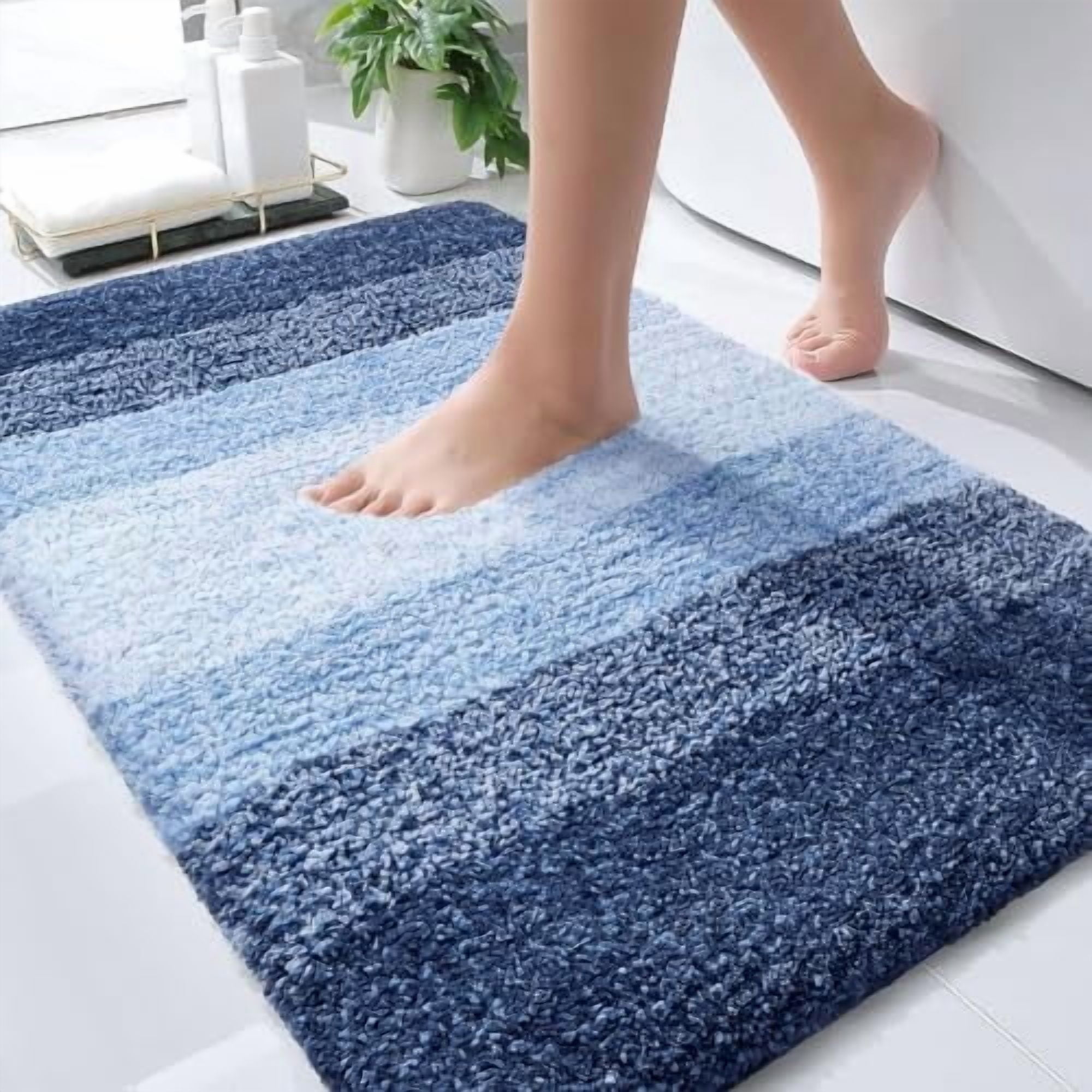 Bathroom Rugs Mat 30x20, Extra Soft Absorbent Microfiber Bath Rugs ...