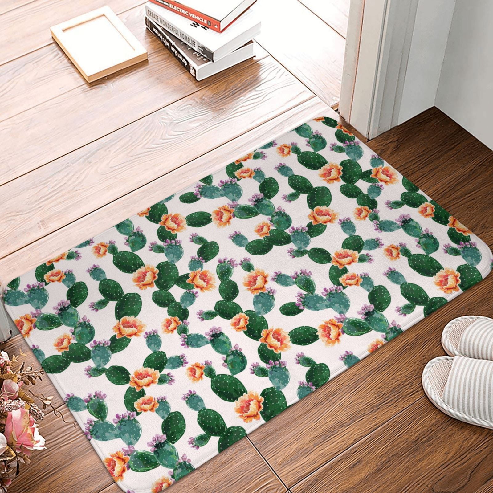 Bathroom Rugs Mat - Cactuses Entryway Indoor Door Mat Kitchen Bedroom ...