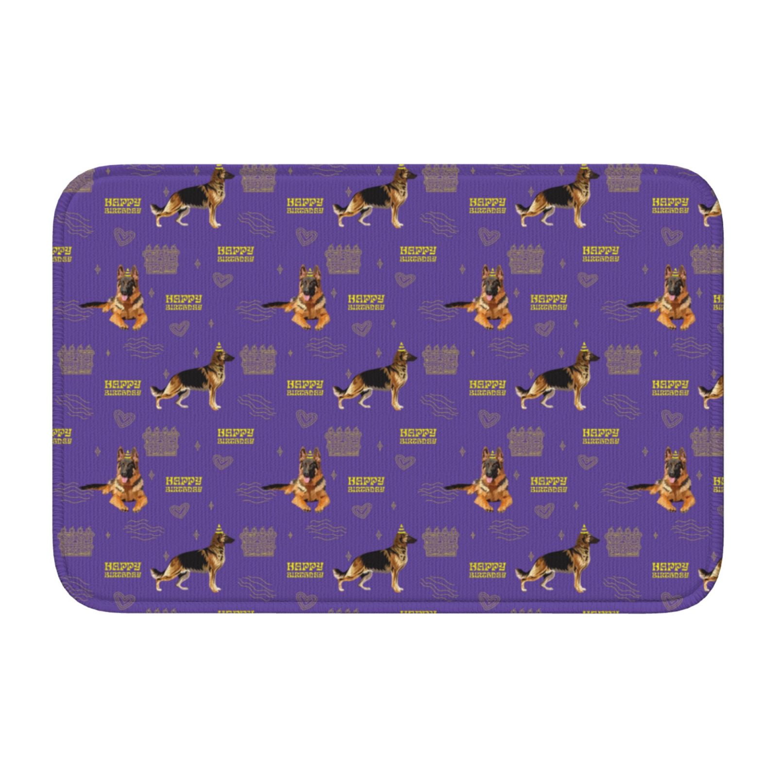 Bathroom Rugs Mat, German Shepherd Dog No.1019 Washable Non Slip Bath ...