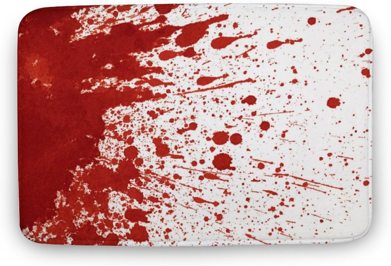 Bathroom Rugs Mat Halloween Blood Splatter Print 20x32 In Bath Rugs for ...