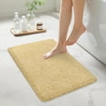 Bathroom Rugs Non Slip 24"x16", Absorbent Bath Mats Quick Dry, Shaggy ...