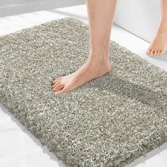 Bathroom Rugs Non Slip Washable 36x24, Ultra Soft and Water Absorbent ...