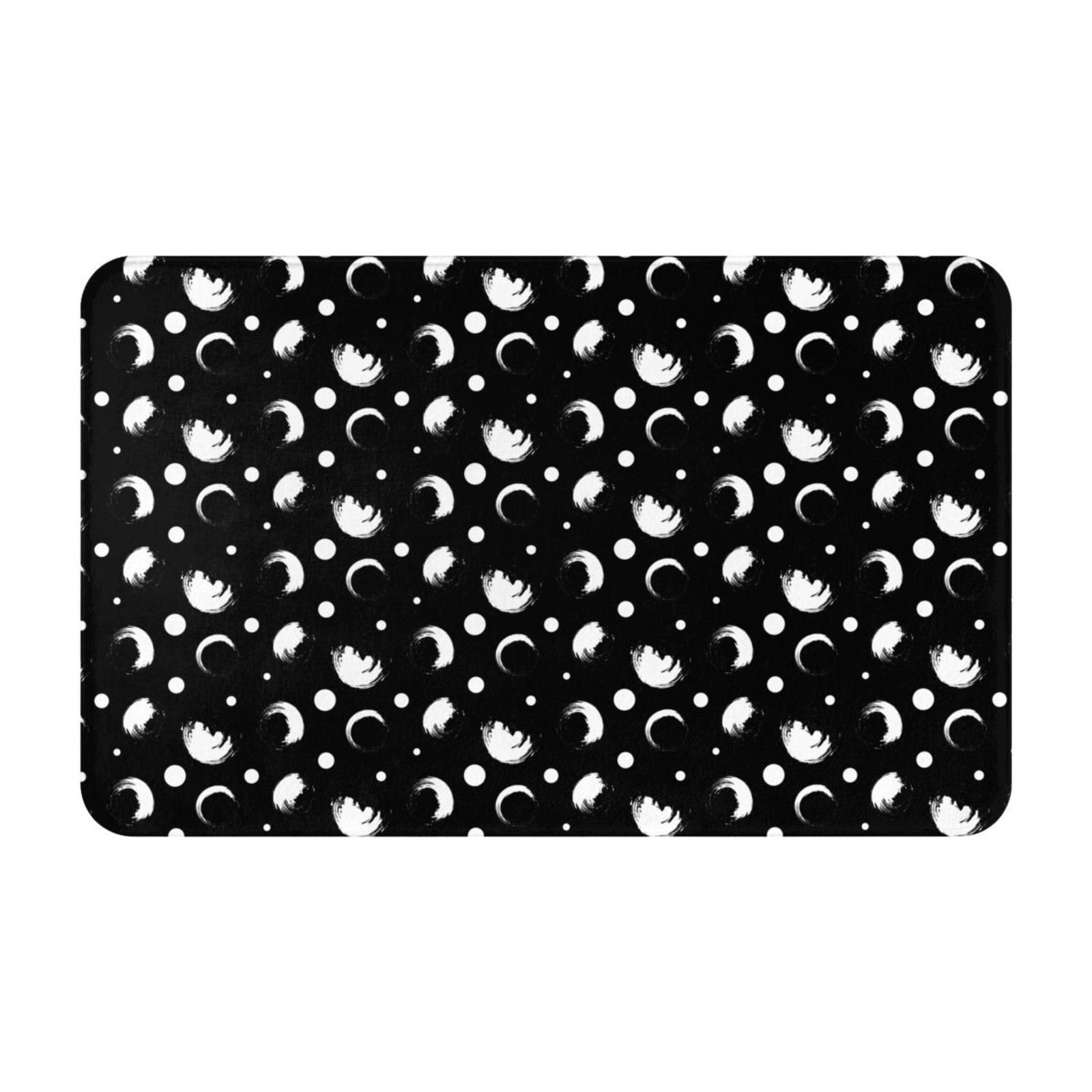 Bathroom Rugs Non Slip Washable - Abstract moon pattern Kitchen Mats ...