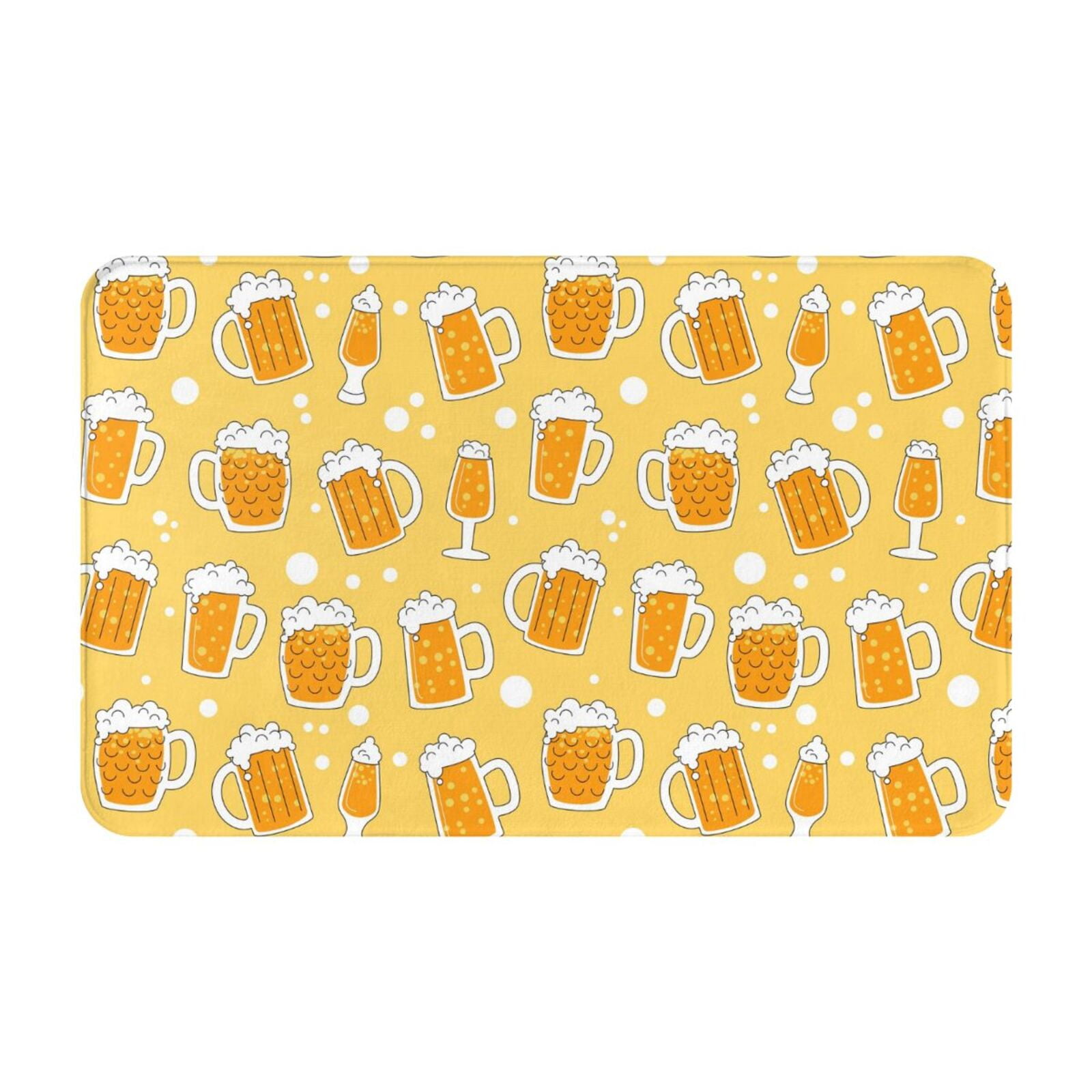 Bathroom Rugs Non Slip Washable - Beer Kitchen Mats for Floor, Area ...