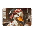 Bathroom Rugs Non Slip Washable - Cartoon Scottish Duck Kitchen Mats ...