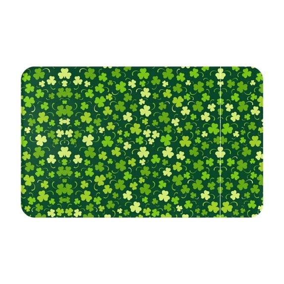 Bathroom Rugs Non Slip Washable - Happy St. Patrick's day Kitchen Mats ...
