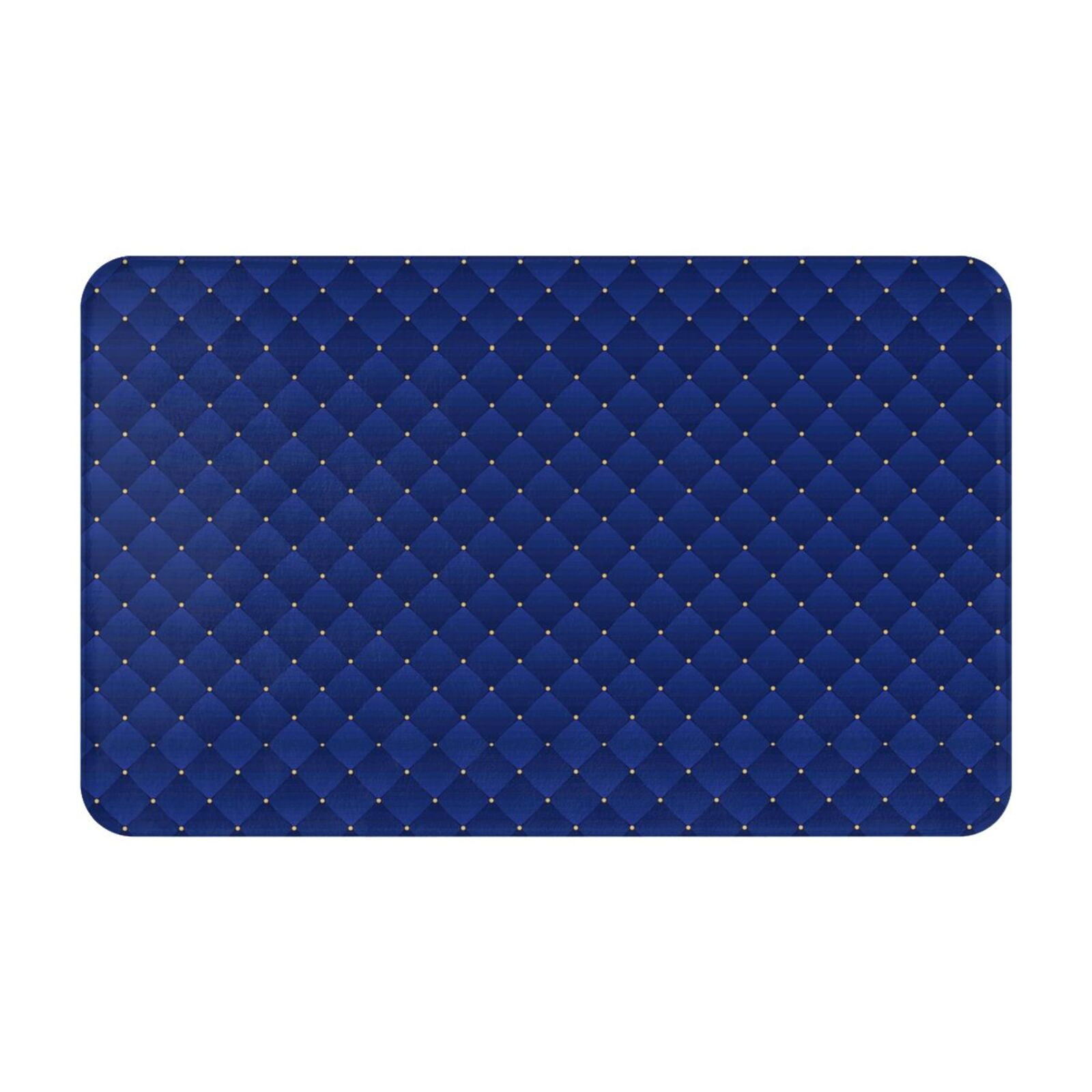 Bathroom Rugs Non Slip Washable - Navy Blue Kitchen Mats for Floor ...