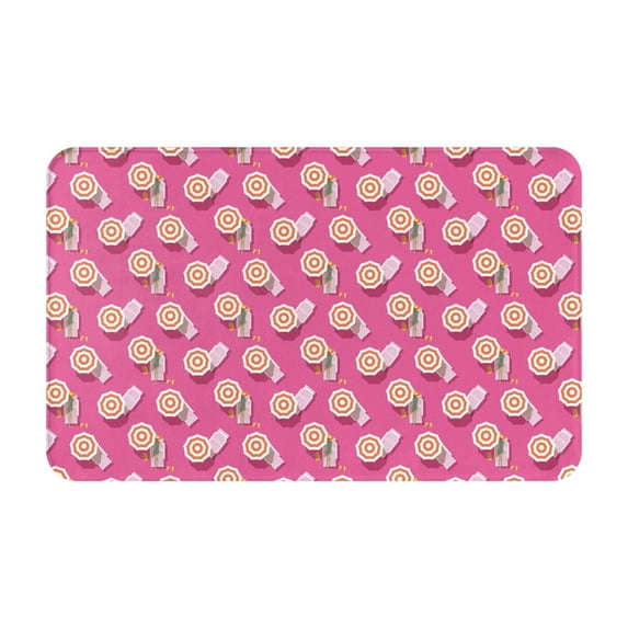 Bathroom Rugs Non Slip Washable - Retro style Beach Kitchen Mats for ...