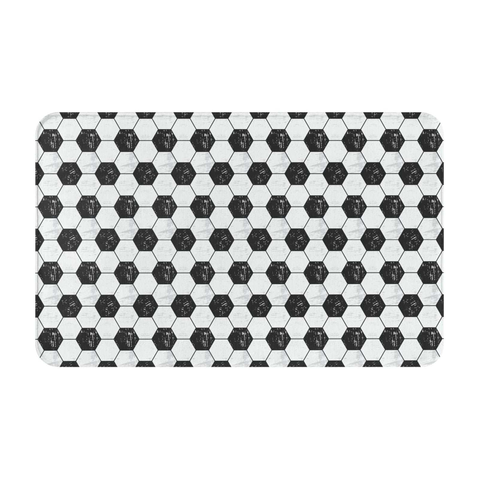 Bathroom Rugs Non Slip Washable - Soccer Kitchen Mats for Floor, Area ...