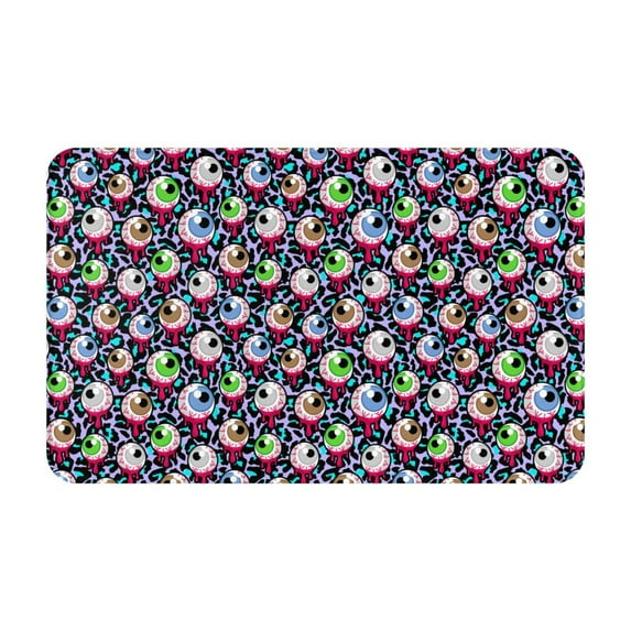 Bathroom Rugs Non Slip Washable - Space Pattern eye Kitchen Mats for ...