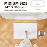 Bathroom Rugs Non Slip Washable Super Absorbent Thin Bath Mat Quick Dry ...