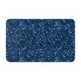 Bathroom Rugs Non Slip Washable - dark blue stars textured Kitchen Mats ...