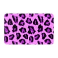 Bathroom Rugs Non Slip Washable - purple leopard print Kitchen Mats for ...
