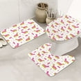 Bathroom Rugs Set 3 Piece - Dachshund Dog Puppy No.1013, Non-Slip Bath ...