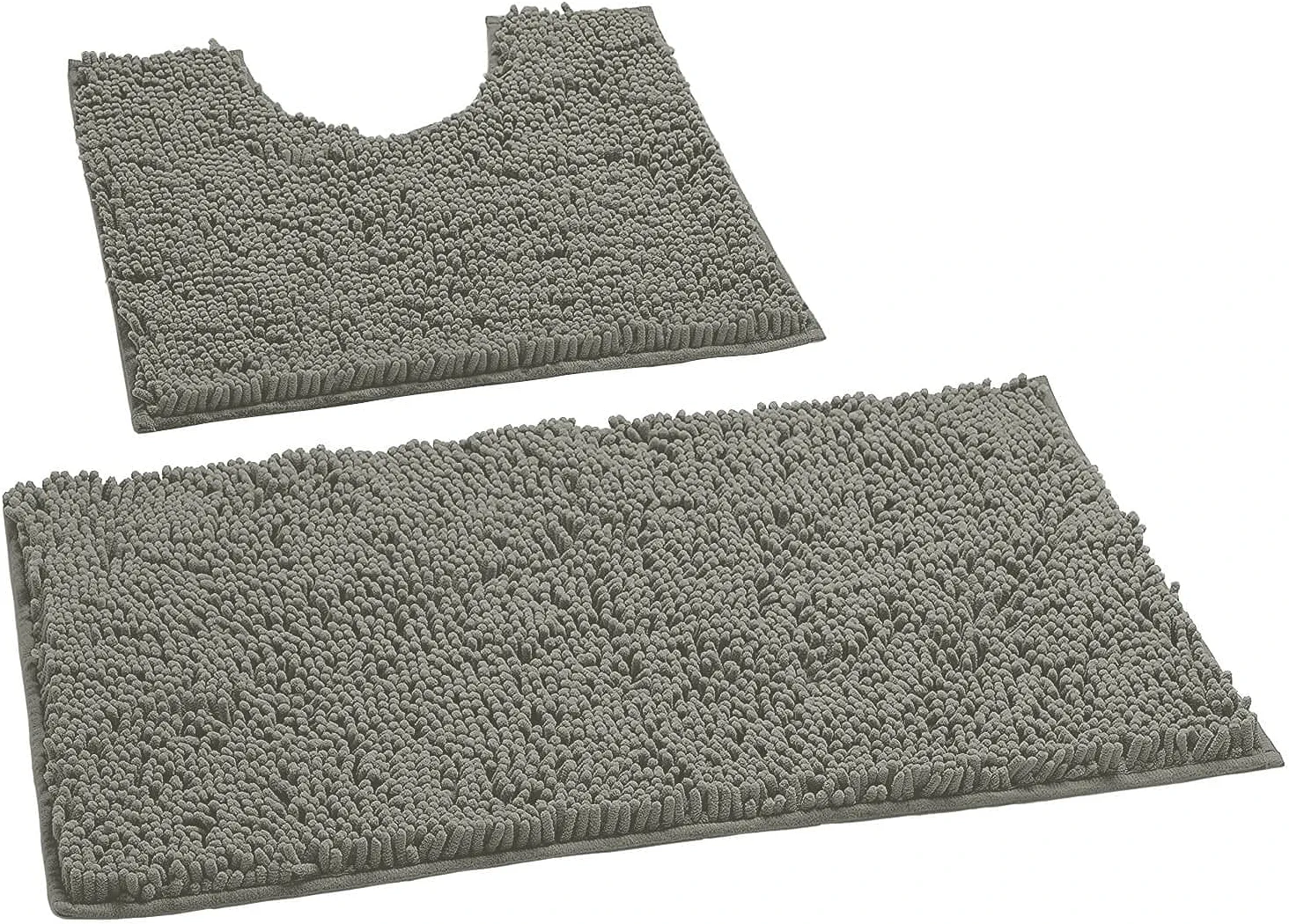 LuxUrux Soft and Plush Bath Rugs, 2’' x 3'’, Super Absorbent Chenille ...