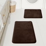 Bathroom Rugs Sets 2 Piece, Non-Slip & Quick Dry Bath Mat Set, Ultra ...